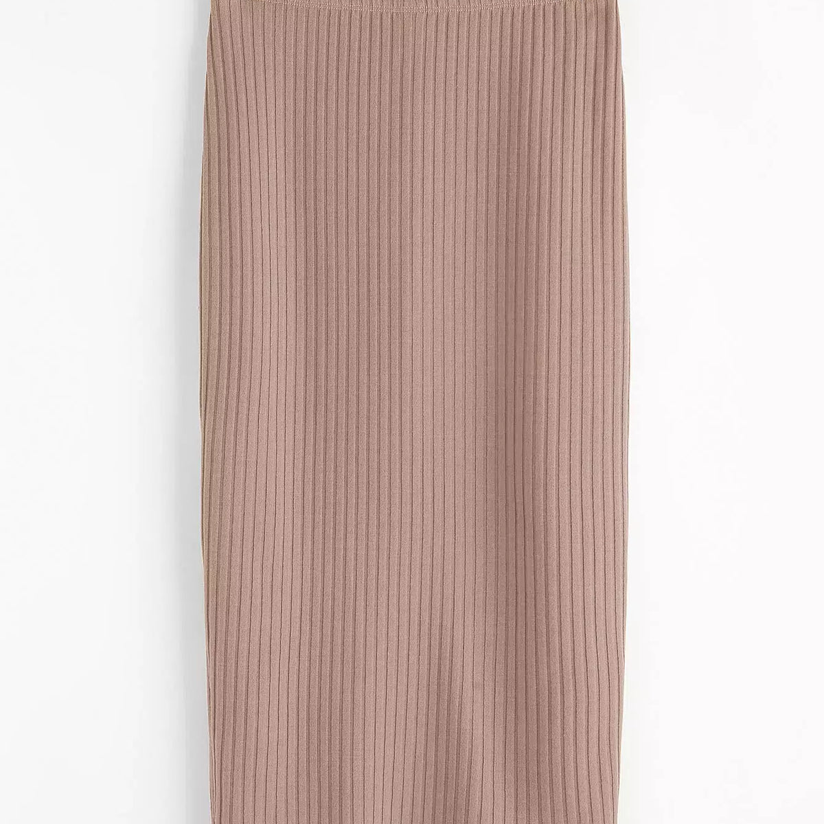 Split Back Ribbed Knit Skirt – Beisat
