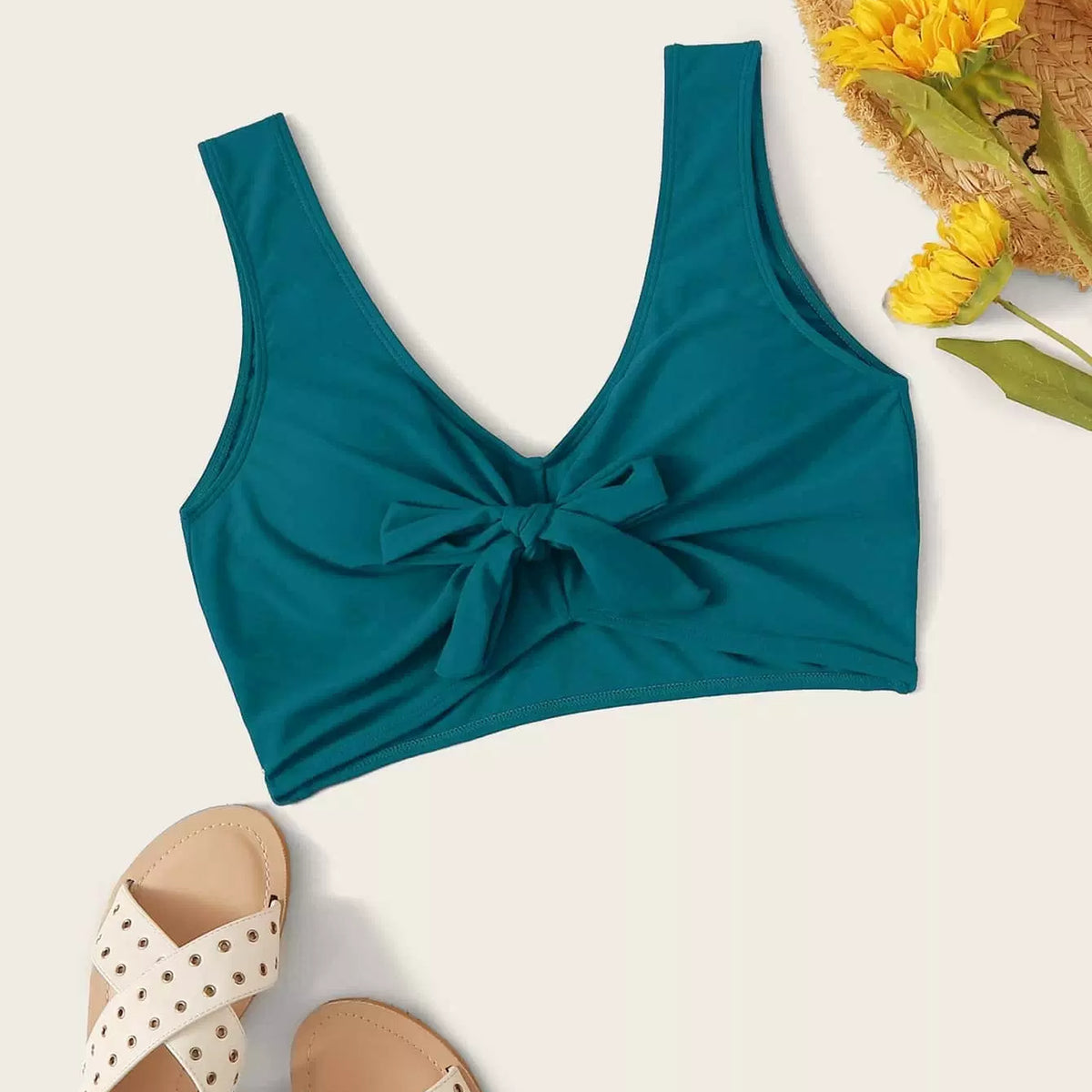 Knot Front Bikini Top – Beisat