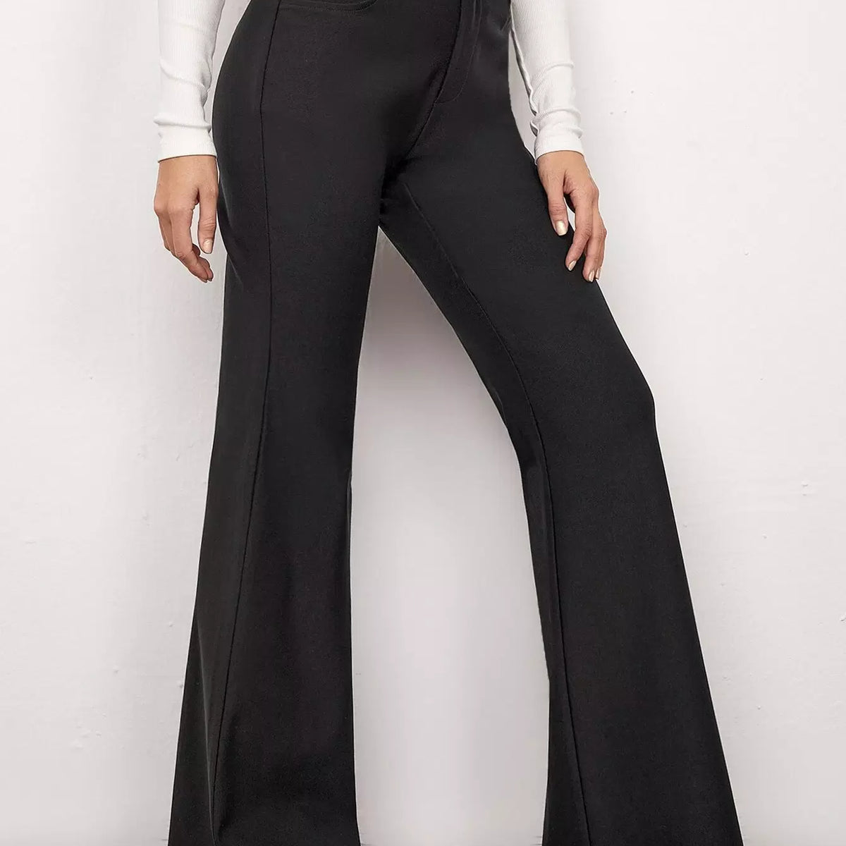 High Waist Flare Leg Pants – Beisat