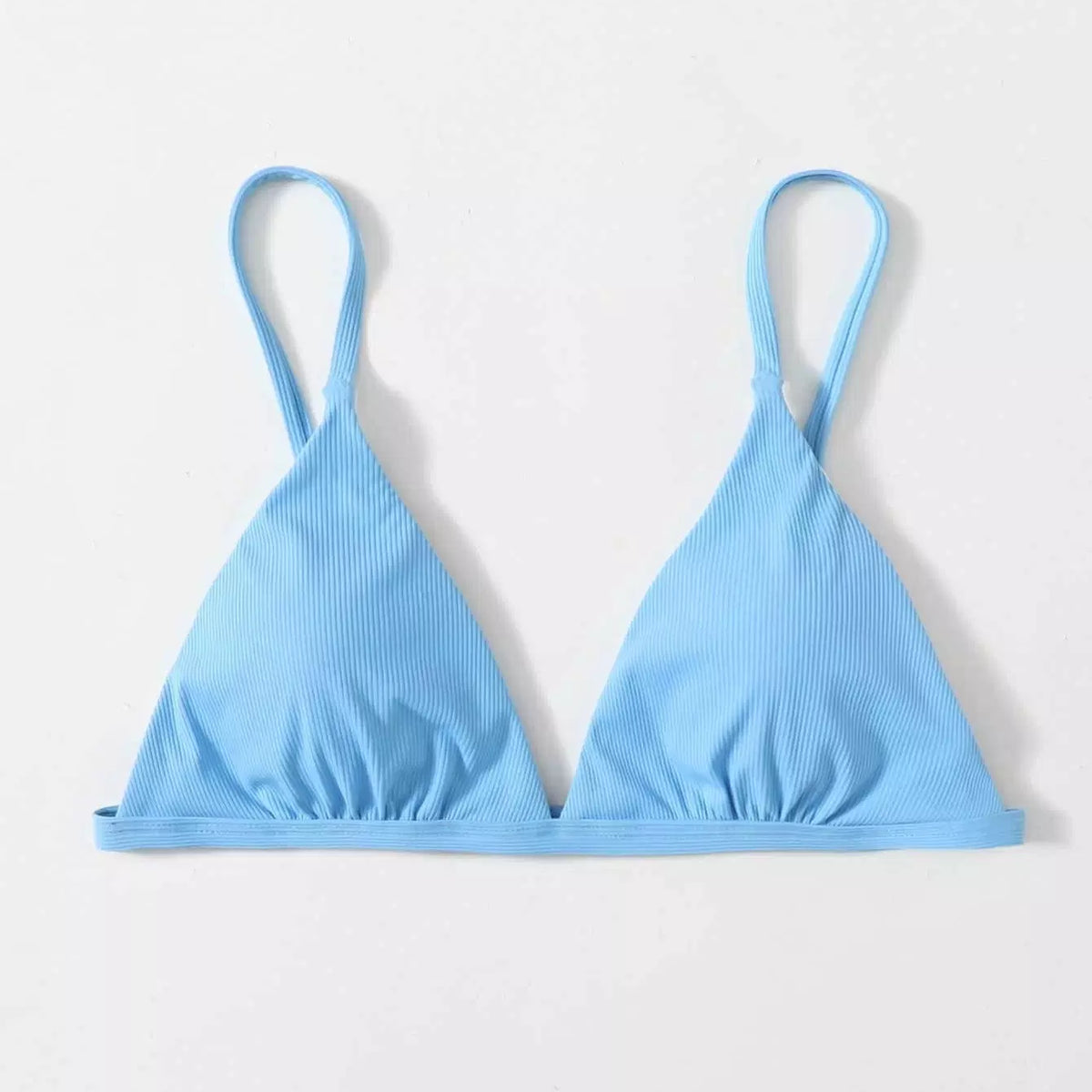 Rib Triangle Bikini Top – Beisat