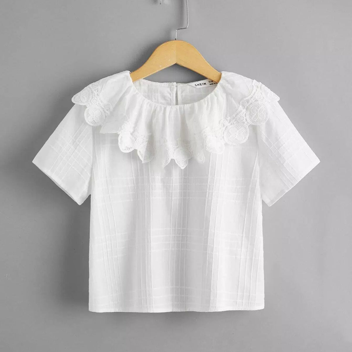 Girls Lace Trim Top – Beisat