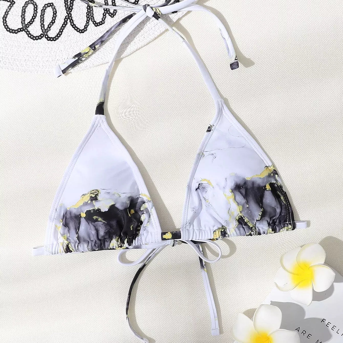 Water Color Micro Triangle Bikini Top – Beisat