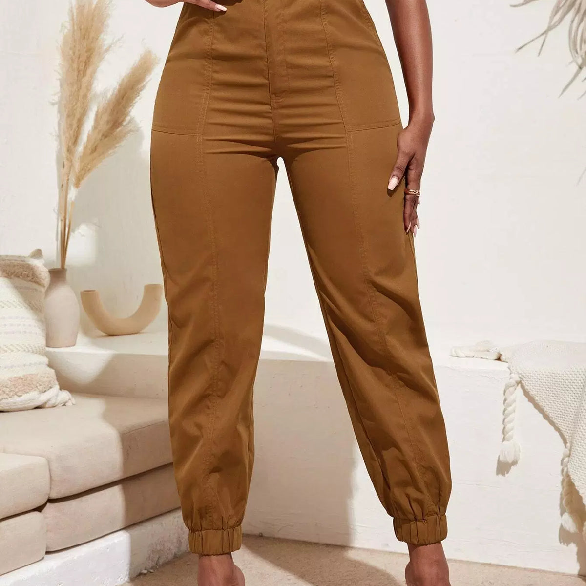 High Waist Tapered Pants – Beisat