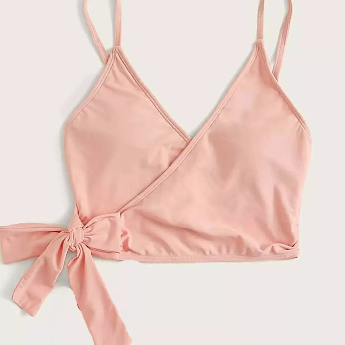 Plus Plain Knot Bikini Top – Beisat