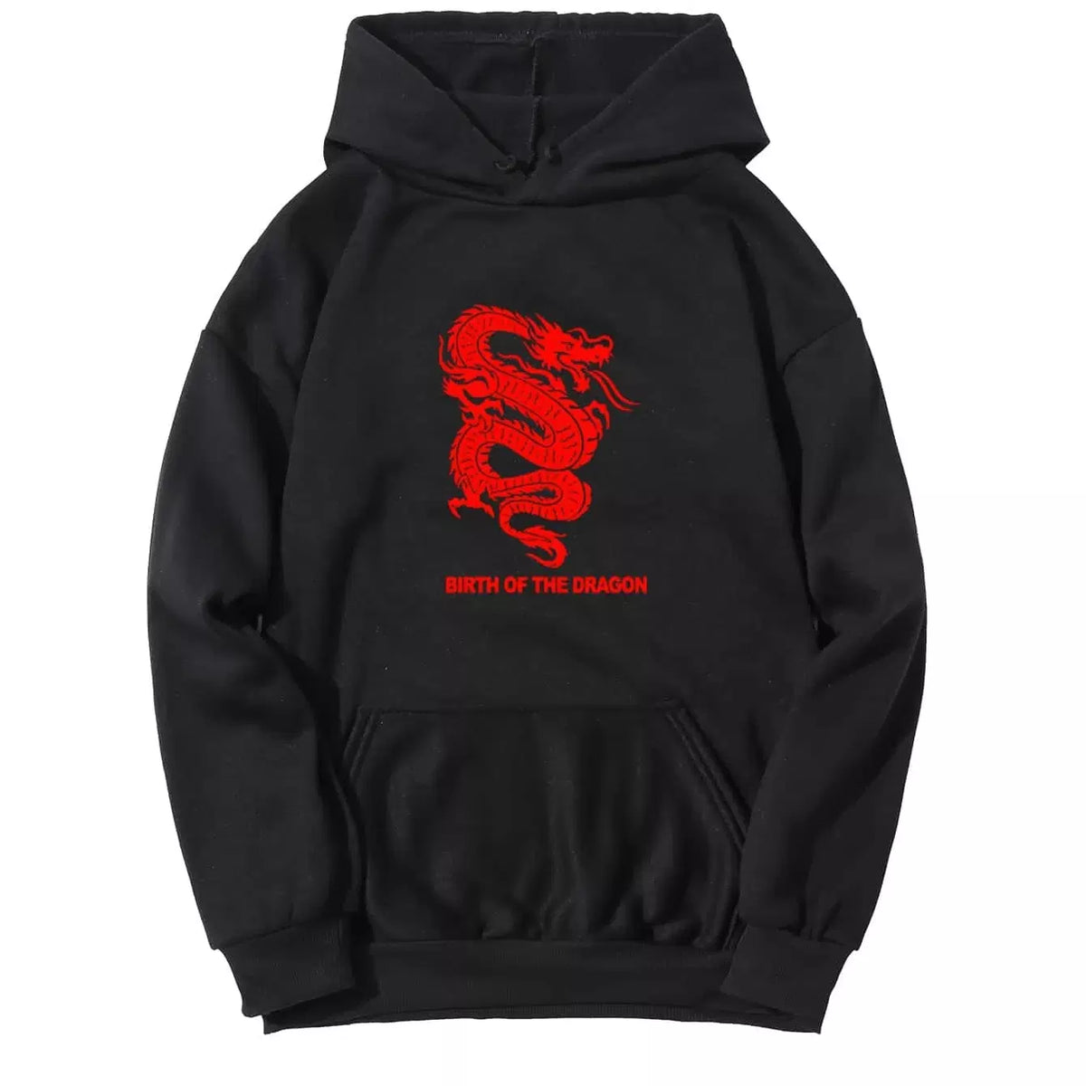 Chinese Dragon & Slogan Graphic Hoodie – Beisat