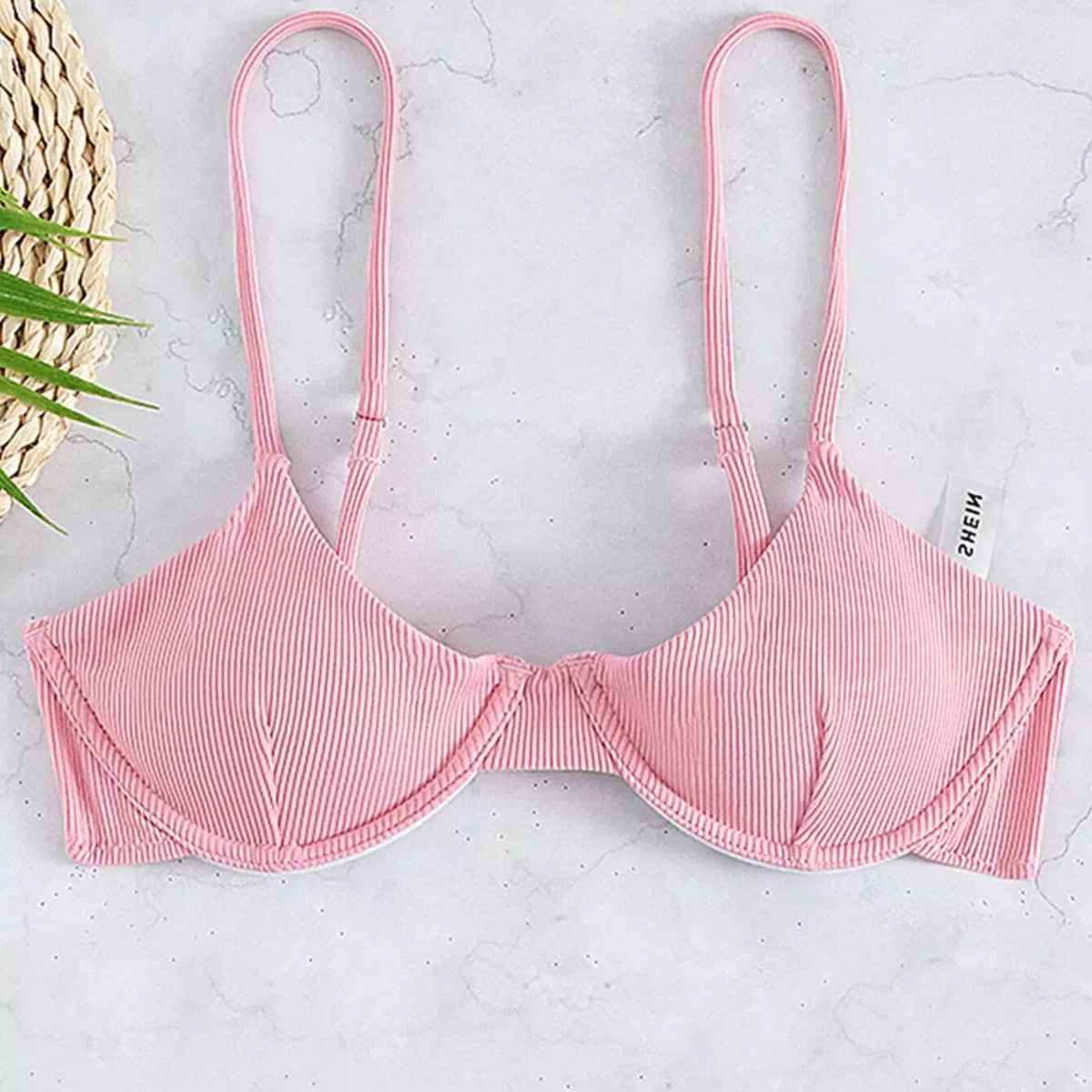 Rib Underwire Bikini Top – Beisat