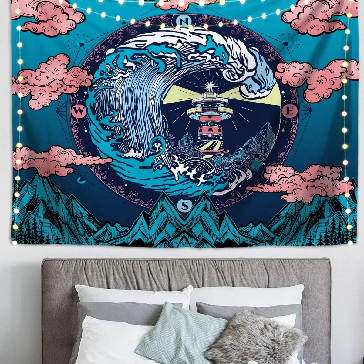 Lighthouse Print Tapestry – Beisat