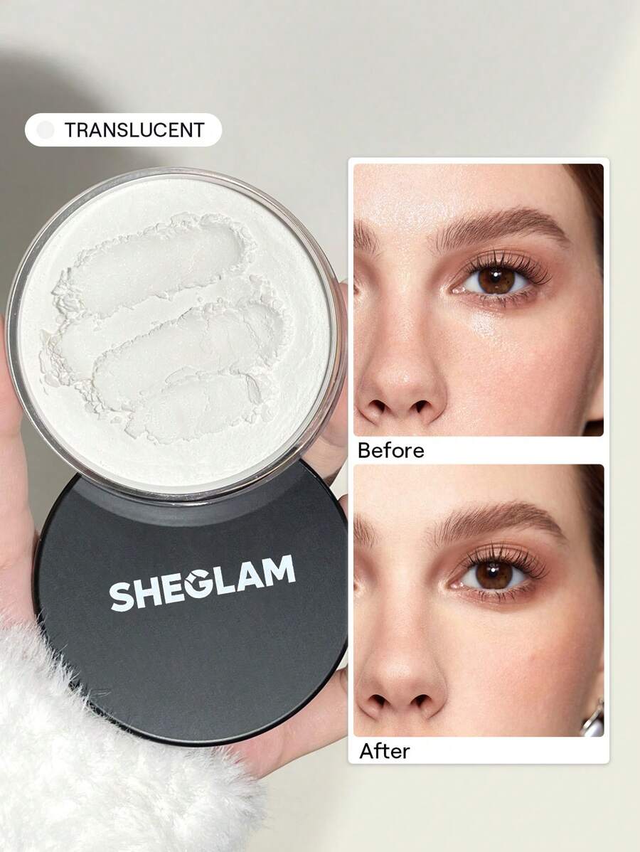 SHEGLAM Baked Glow Setting Powder-Translucent Oil Control – Beisat